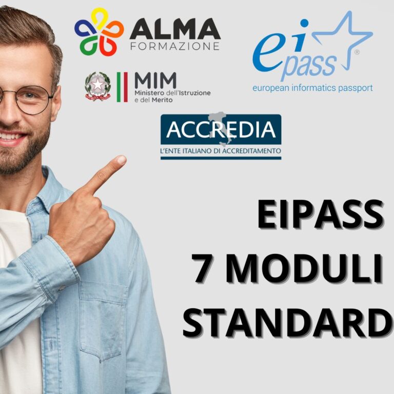 EIPASS 7 MODULI STANDARD – CIAD – Alma Formazione